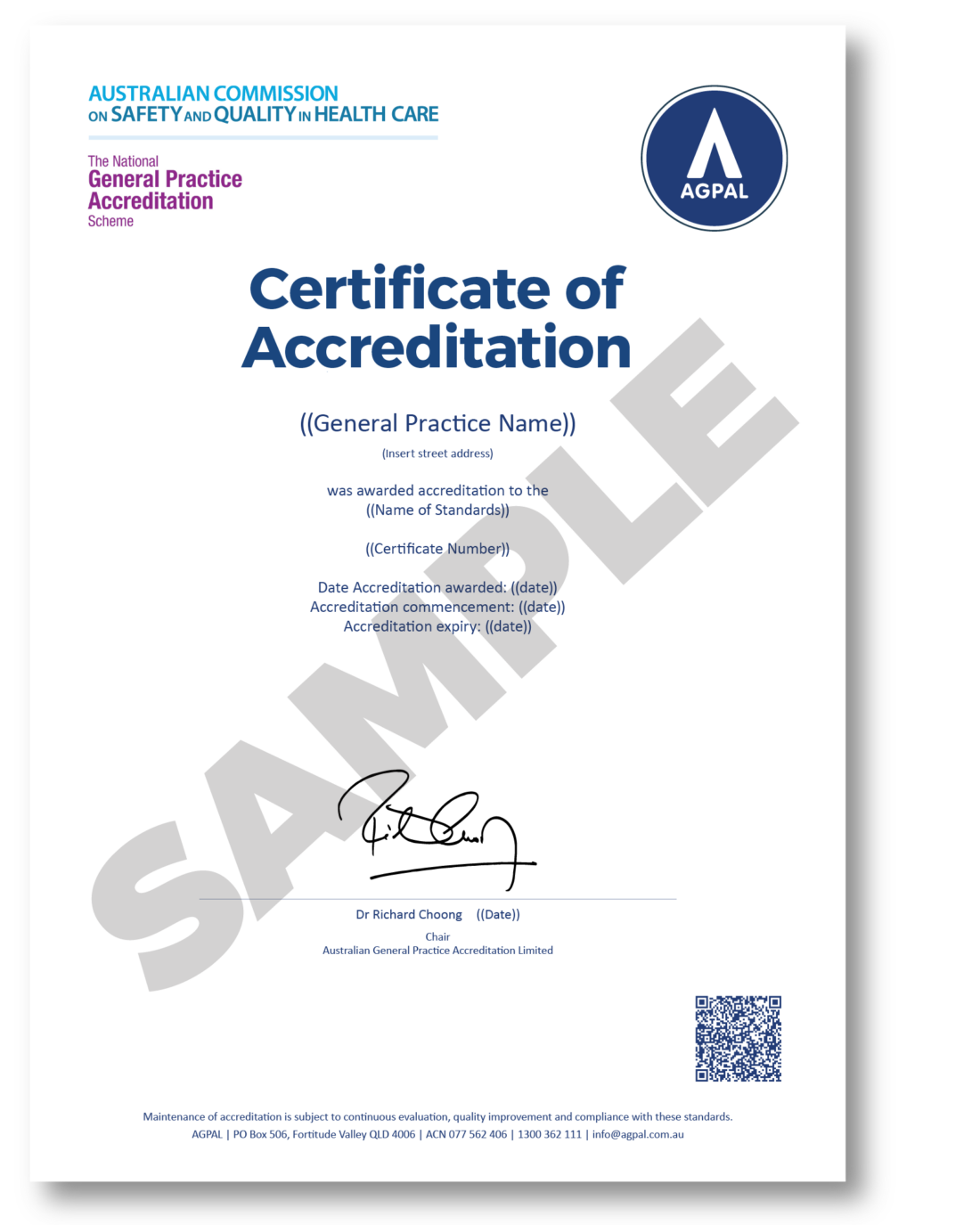New standardised accreditation certificates for general practices: What ...